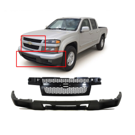 Front Bumper Cover & Grille for Chevrolet Colorado 2004-2012 Perfect ...