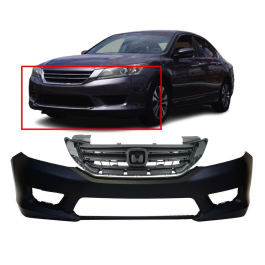 Front Bumper Cover & Grille for Honda Accord 2013-2015 Perfect Fit ...
