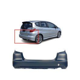 Rear Bumper Cover for Honda Fit 2009-2014 - Perfect Fit & Fast Delivery!