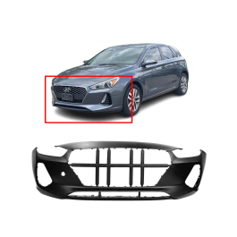 Front Bumper Cover for Hyundai Elantra 2018-2020 - Perfect Fit & Fast ...
