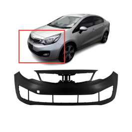 Front Bumper Cover for Kia Rio 2012-2015 - Perfect Fit & Fast Delivery!