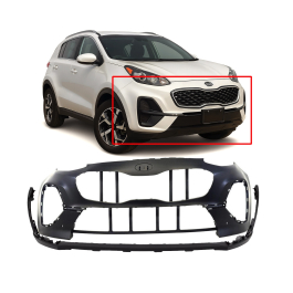 Front Bumper Cover Kit for Kia Sportage 2020-2022 Perfect Fit & Fast ...
