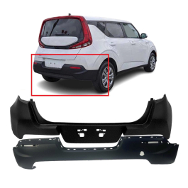 Rear Bumper Cover Kit for Kia Soul 2020-2022 Perfect Fit & Fast Delivery!