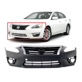 Front Bumper Cover & Grille for Nissan Altima 2013-2015 Perfect Fit ...