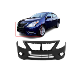 Front Bumper Cover for Nissan Versa 2015-2019 - Perfect Fit & Fast ...