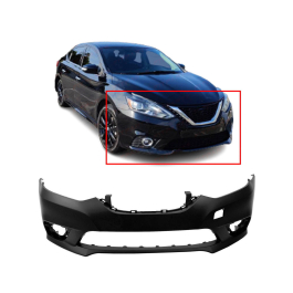 Front Bumper Cover for Nissan Sentra 2016-2019 - Perfect Fit & Fast ...