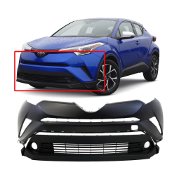 Front Bumper Cover Kit for Toyota C-HR 2018-2019 Perfect Fit & Fast ...