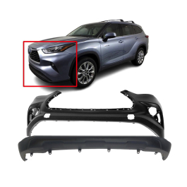 Front Bumper Cover Kit for Toyota Highlander 2020-2023 Perfect Fit & Fast!