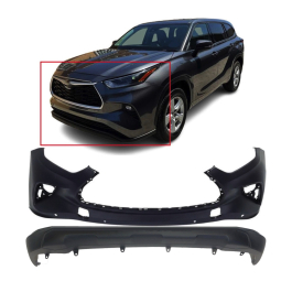 Front Bumper Cover Kit for Toyota Highlander 2020-2023 Perfect Fit ...