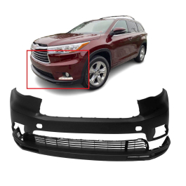 Front Bumper Cover Kit for Toyota Highlander 2014-2016 Fast Delivery!