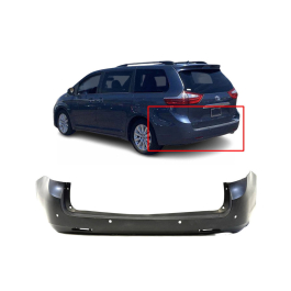 Rear Bumper Cover for Toyota Sienna 2011-2017 - Perfect Fit & Fast ...