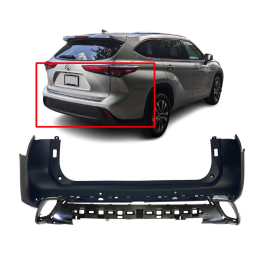 Rear Bumper Cover Kit For 2020-2023 Toyota Highlander | FitParts