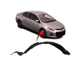 Front Passenger Side Fender Liner for Toyota Corolla 2014-2016- Easy ...